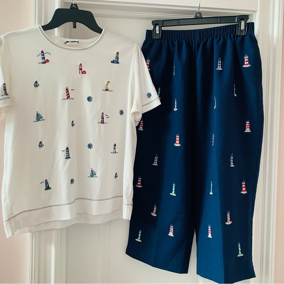BonWorth | Pants & Jumpsuits | For Lighthouse Loverseuc Capri Set In ...